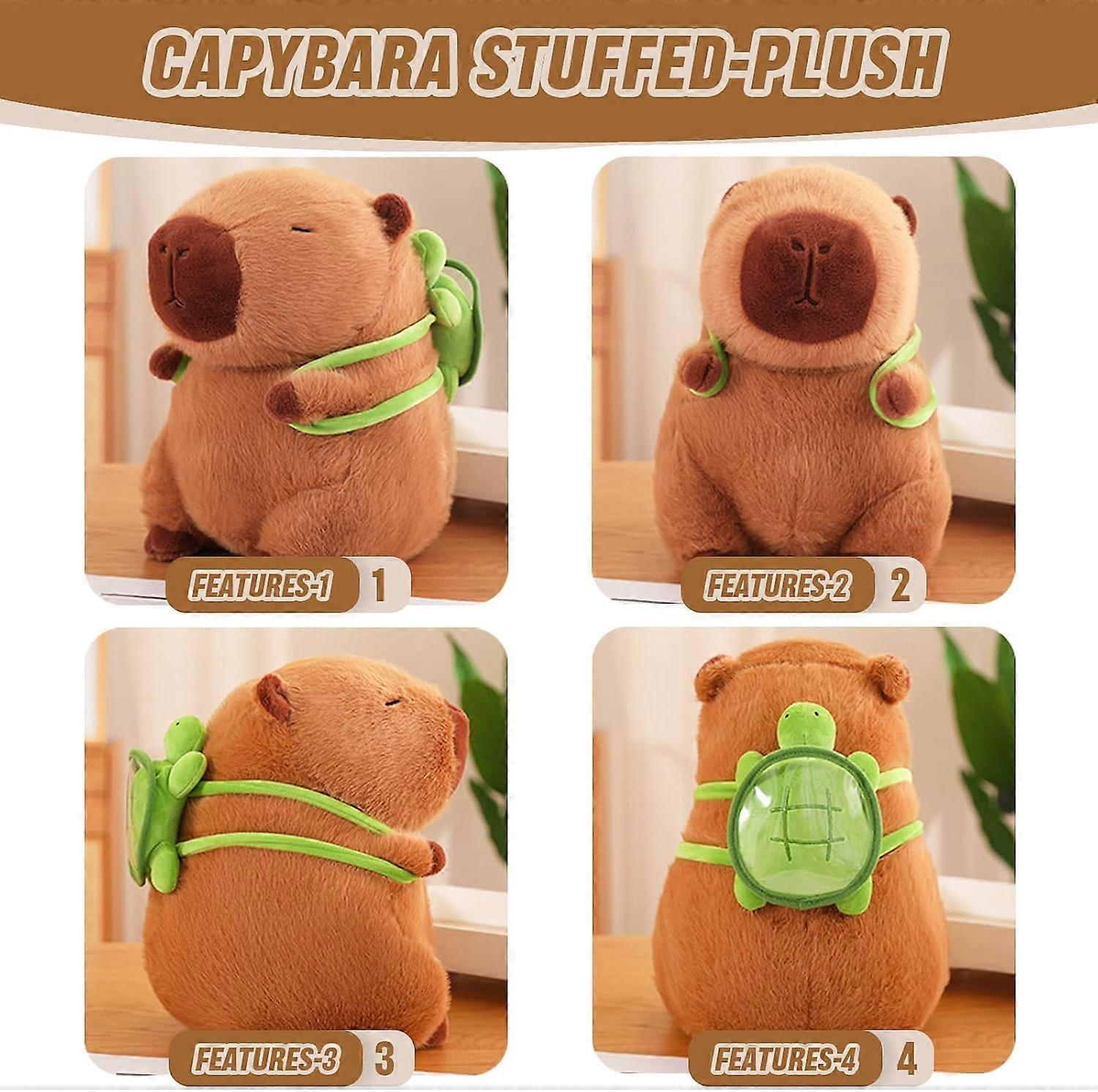Capybara Plush Toys, Cute Capybara Plush, Simulation Capybara Plush ...