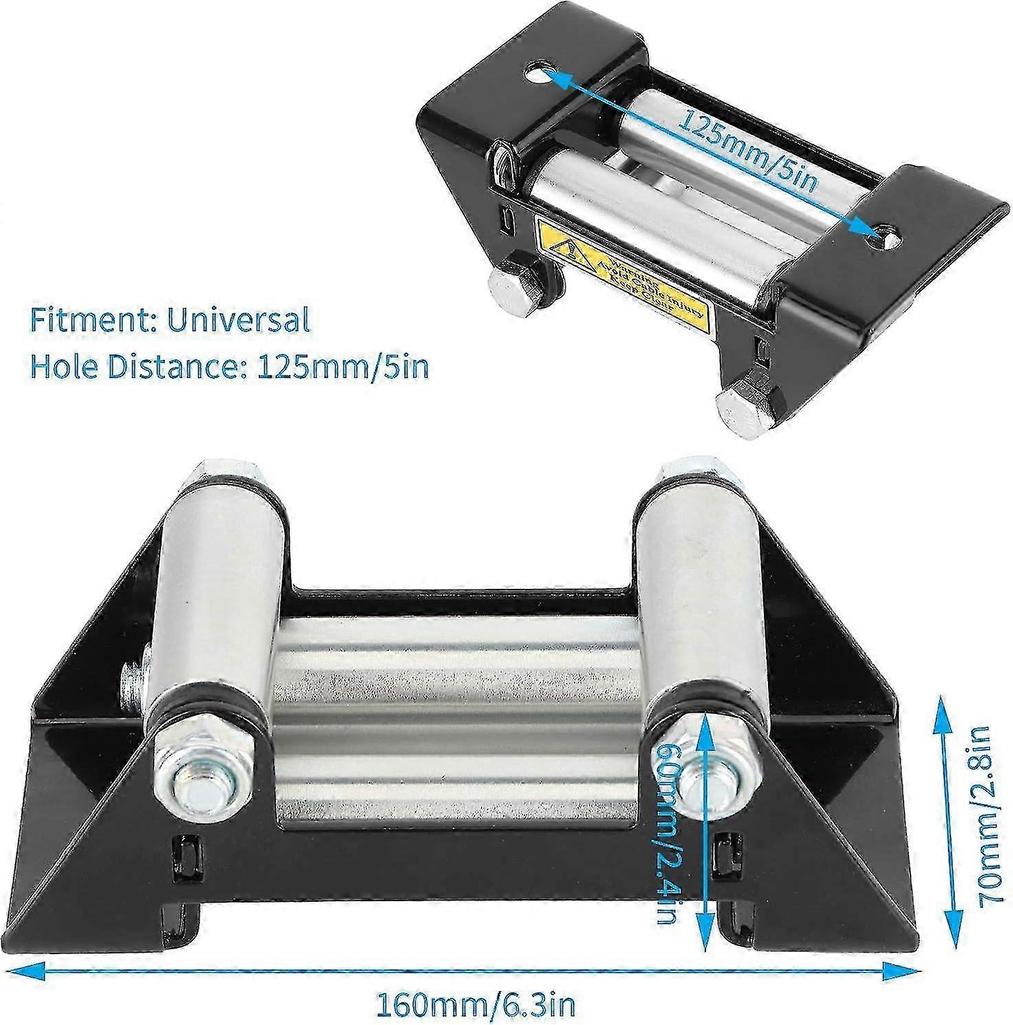 Winch Roller Guide Fairlead Roller Cable Guide Side By Side Winch Cable ...