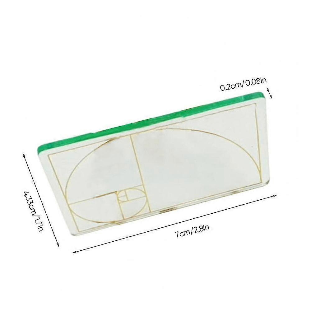 Golden Ratio/Fibonacci Composition View Finder Compact Clear ...