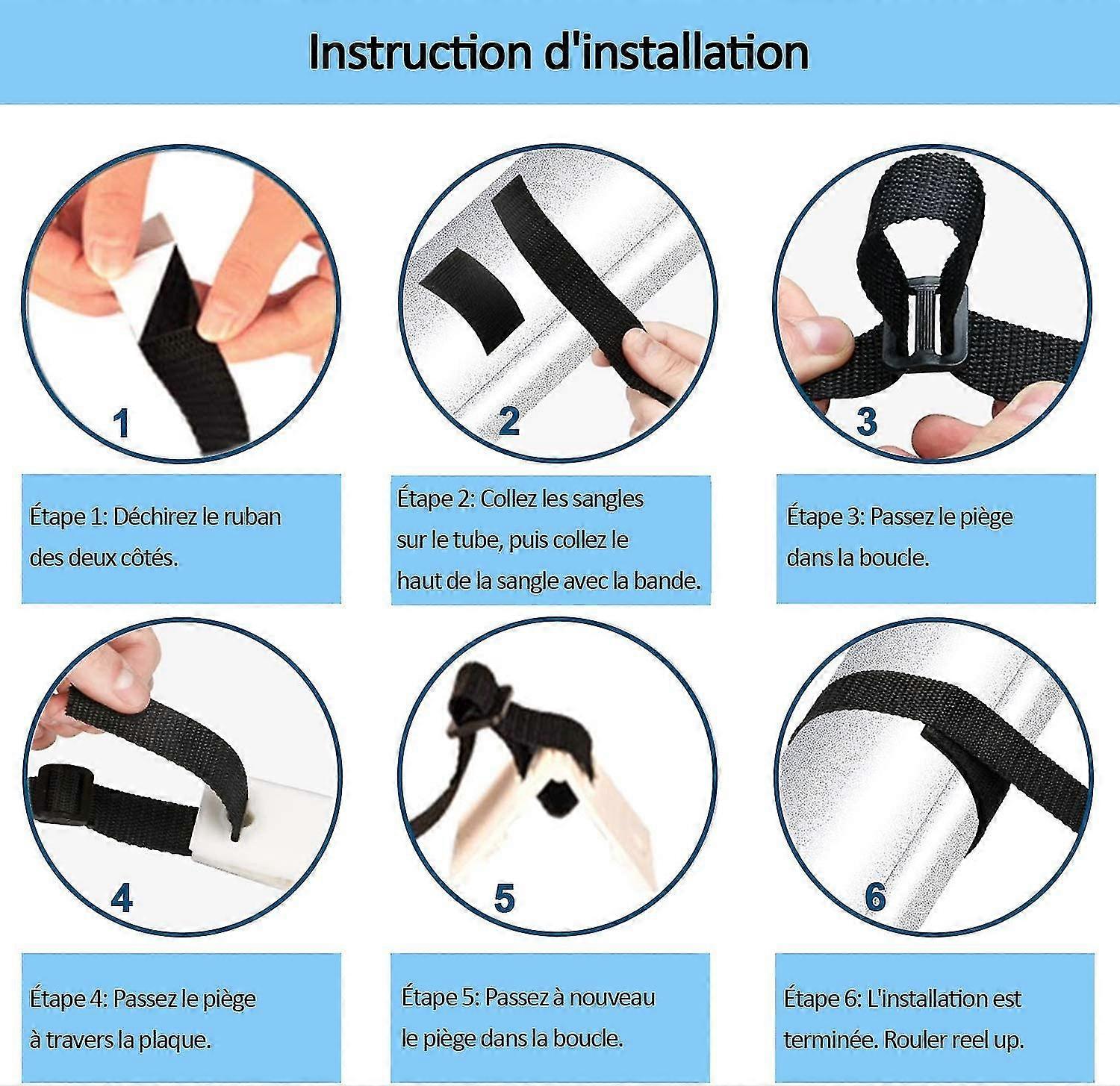 Pool Accessories Plan Kit Solar Adhesive Straps Nylon And Velcro Fixing ...