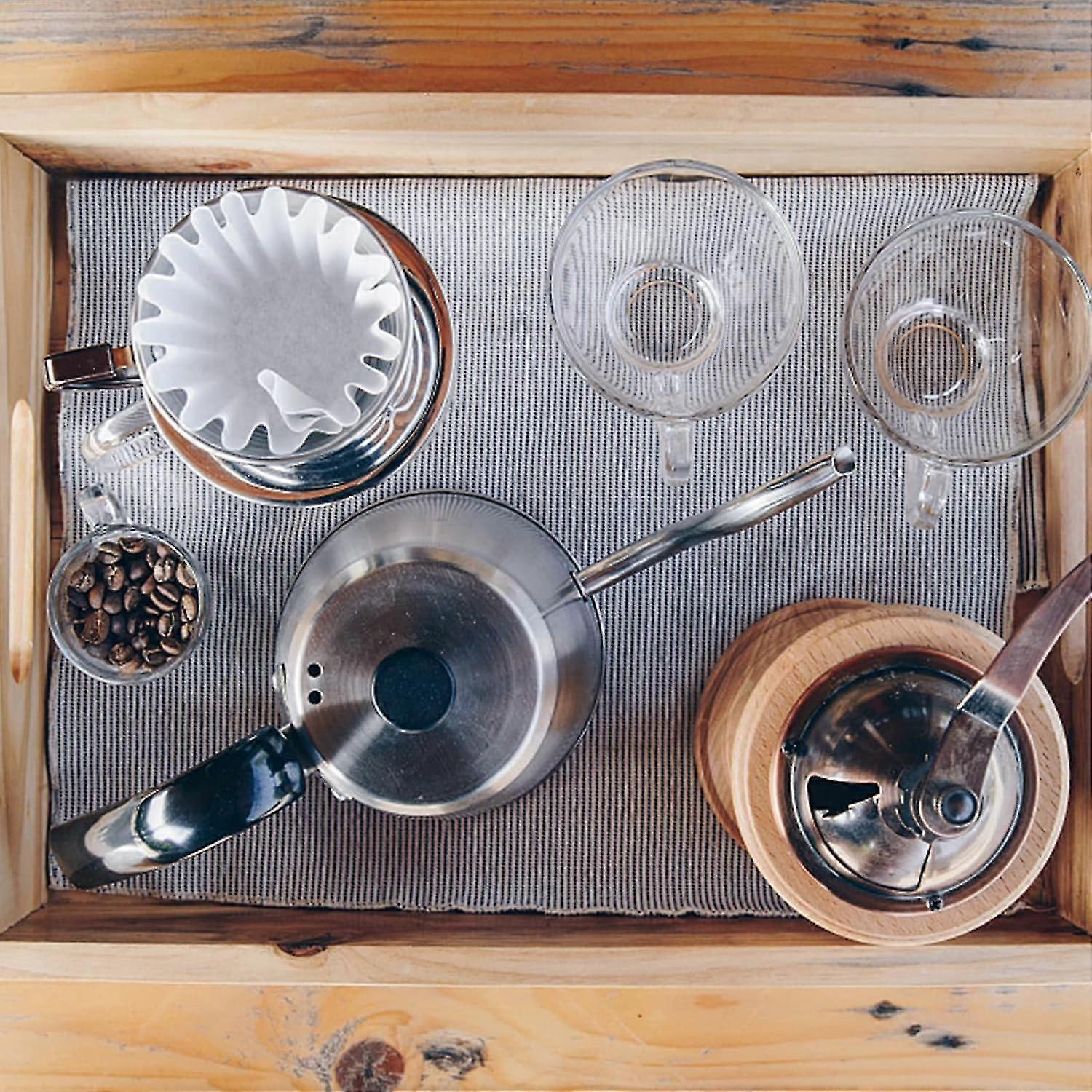 100 Pack Coffee Filters,1-4 Cup Basket Natural Paper Coffee Filters for ...