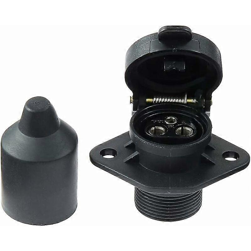 3 Pin Trailer Socket and Trailer Plug 12V, 3 Pin Female Electrical ...