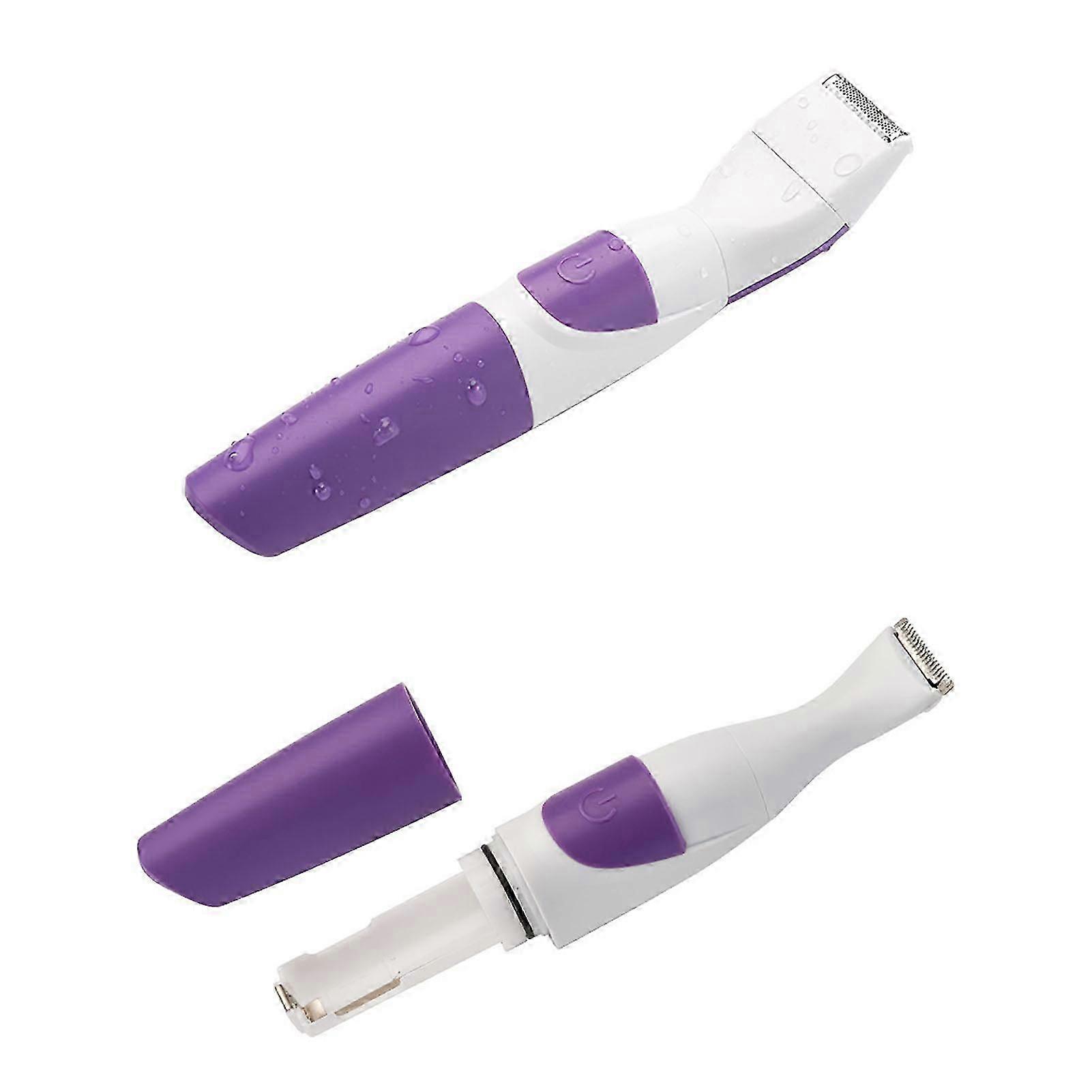 Women Bikini Cordless Trimmer 2 in 1 Waterproof Portable Safe Hair ...