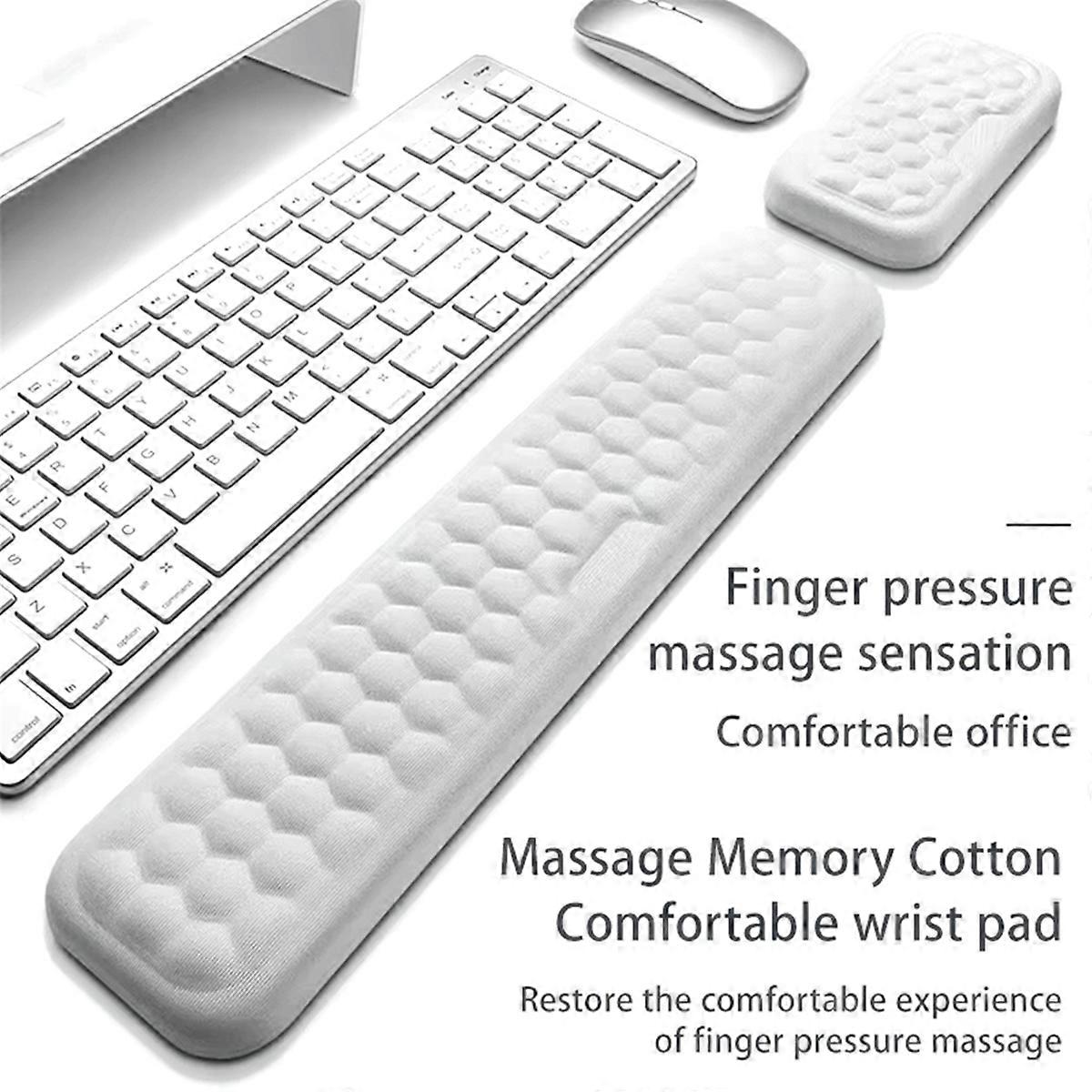 Keyboard Wrist Mouse Pad Memory Cotton Wrist Pad Keyboard Hand Foam ...