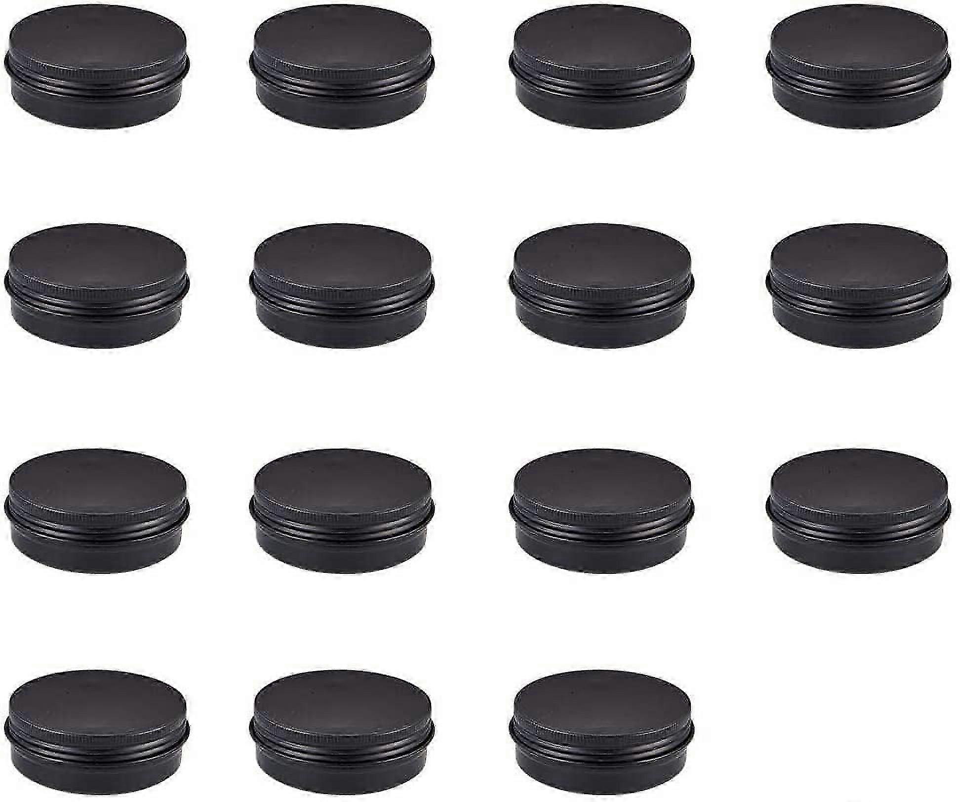 15 Pack 2 OZ Tin Cans Screw Top Round Aluminum Cans Screw Containers ...