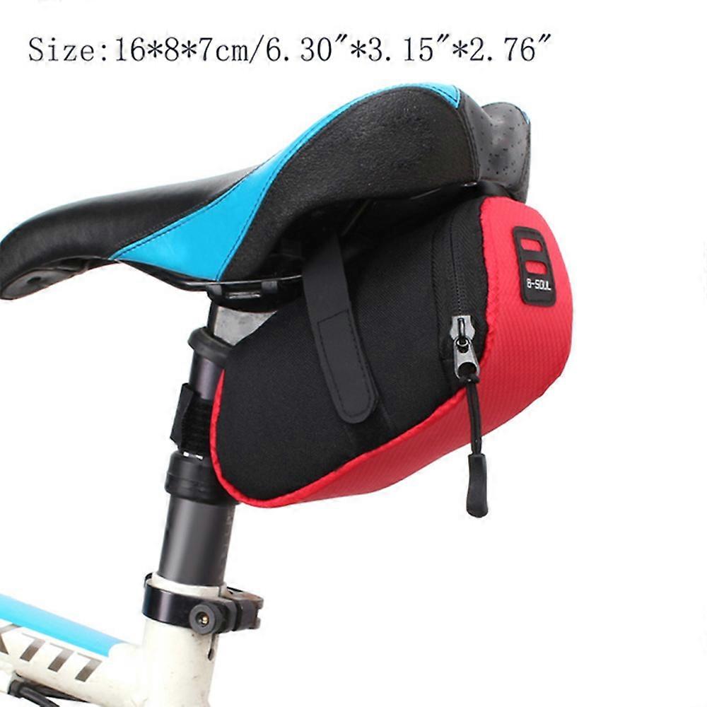 Nylon Bicycle Saddle Bag Waterproof Mountain Bike Saddle Storage Seat ...