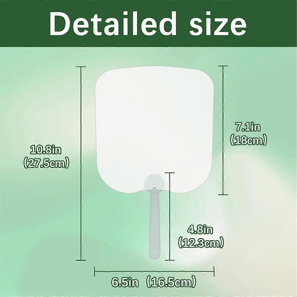 30-Pack Sublimation Paddle Fans for DIY Weddings/Events | Fruugo UK