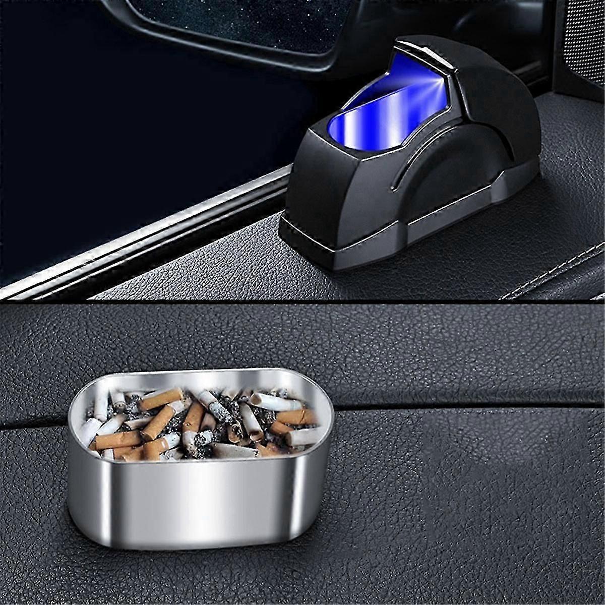 Car Ashtray Door Window Side Sticker Style Ashtray Smokeless Ash Can ...