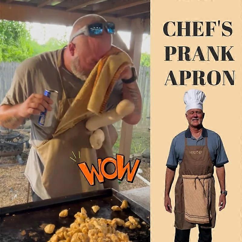 Chefs Prank Apron Creative Prank Aprons for Men The Ultimate Gag Gift ...