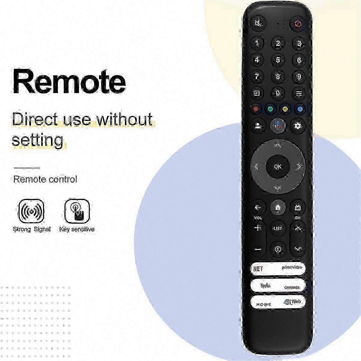 AURA Replace RC833 GUB1 Remote Control for TCL QLED Smart TV 50 55 65 ...