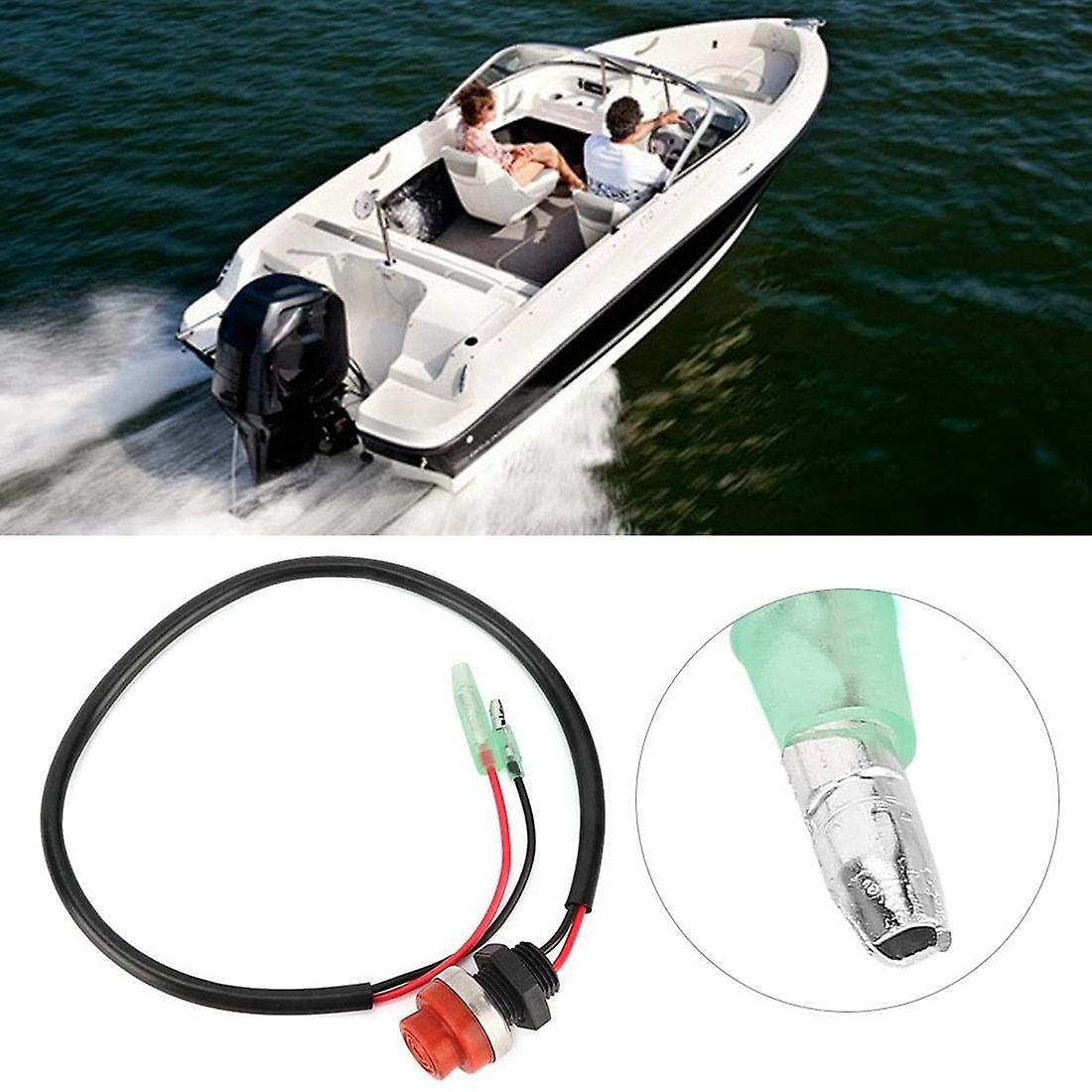 Universal Boat Outboard Engine Motor Kill Switch Keyless Push Button ...