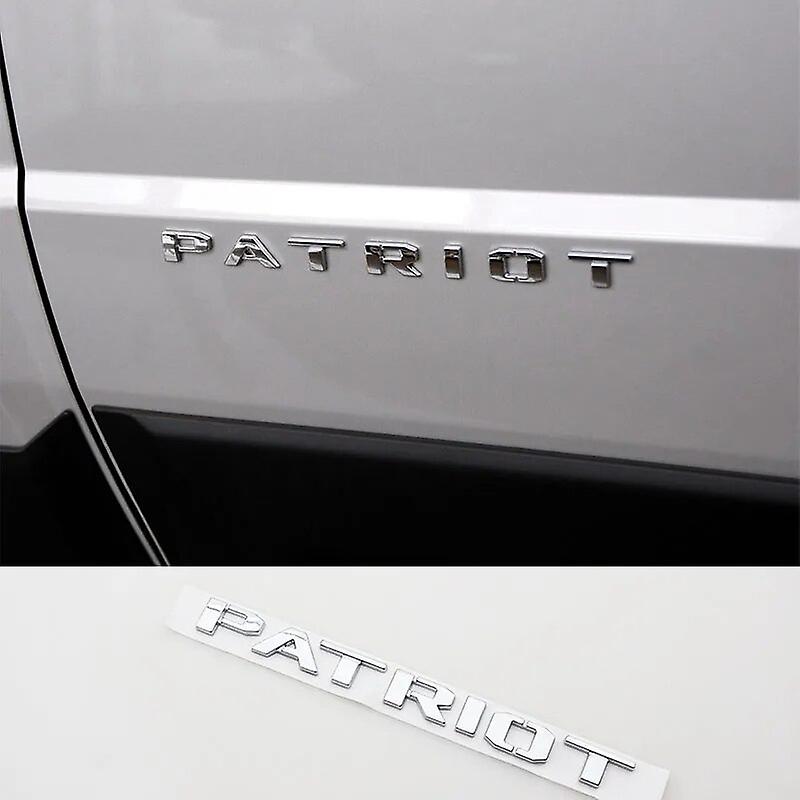 1pcs 3D PATRIOT ABS Car Sign Light Sticker Rear Bumper Trim Door Trunk ...