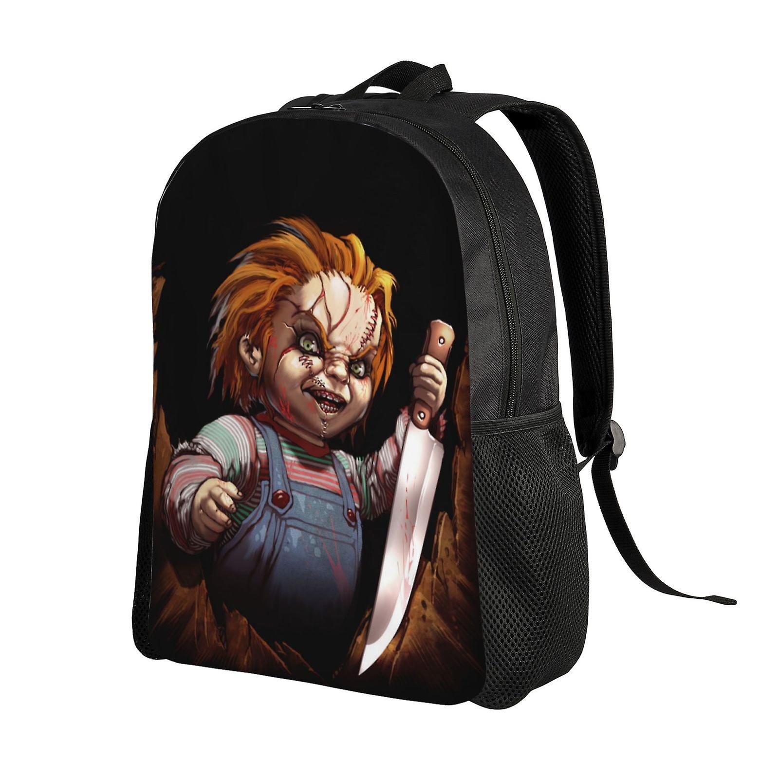 Chucky Film Unisex Backpack Laptop School Bag College Student Satchel ...