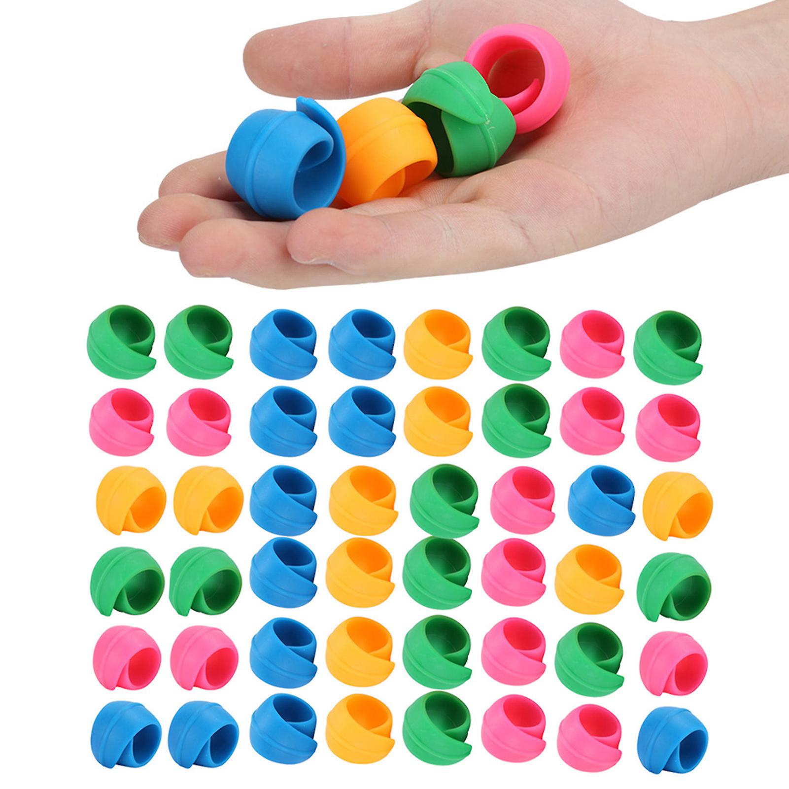 48Pcs Silicone Thread Spools Saver Huggers Bobbin Holder Organizer for ...