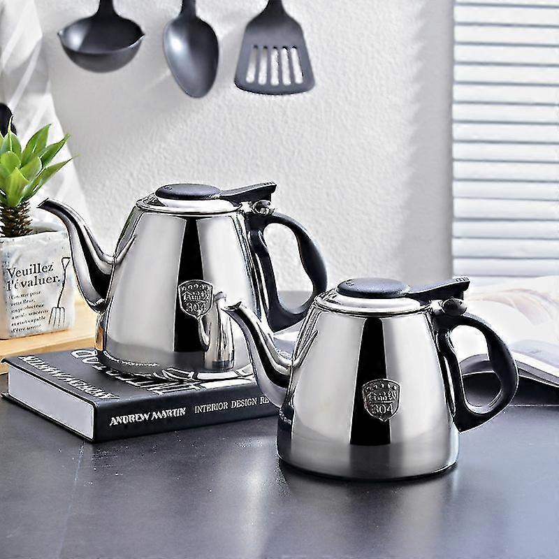 Teapots for Induction Cooker with Heat Resistant Handle Stainless Steel ...