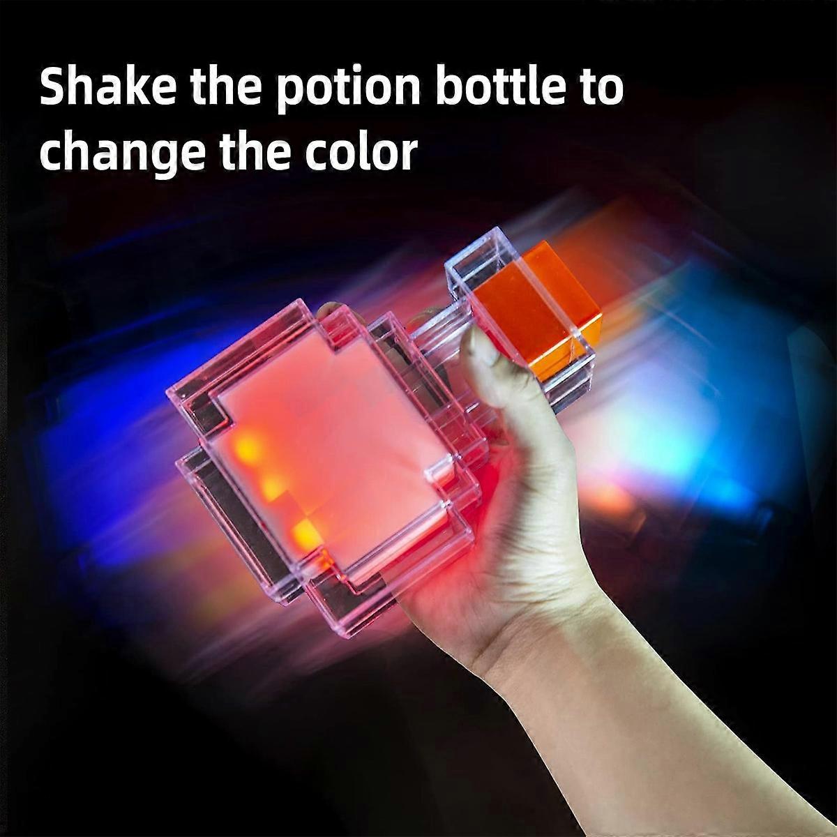 Minecraft Potion Bottle Color-Changing LED Desk Lamp | 7 Inch Night ...