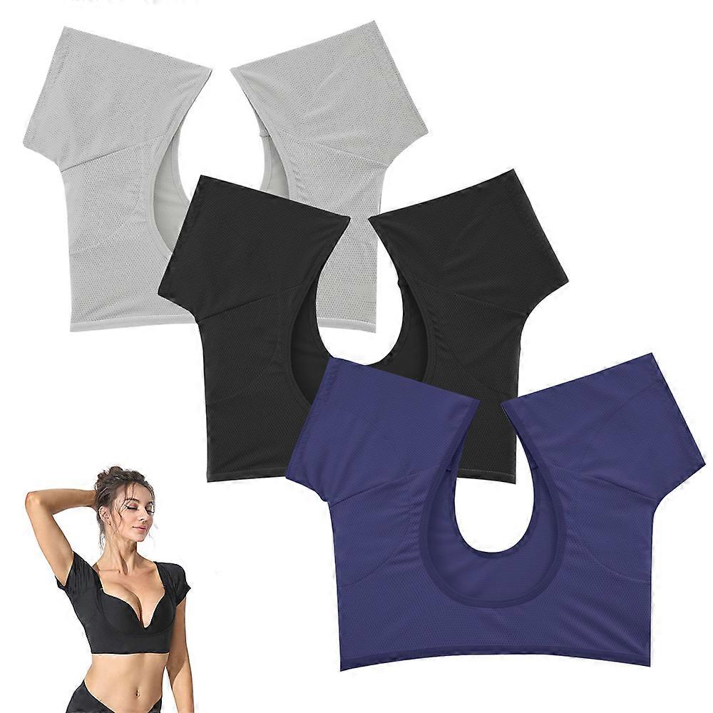 3Pcs Underarm Sweat Vest Underarm Pads Armpit Sweat Pads Underarm Sweat ...
