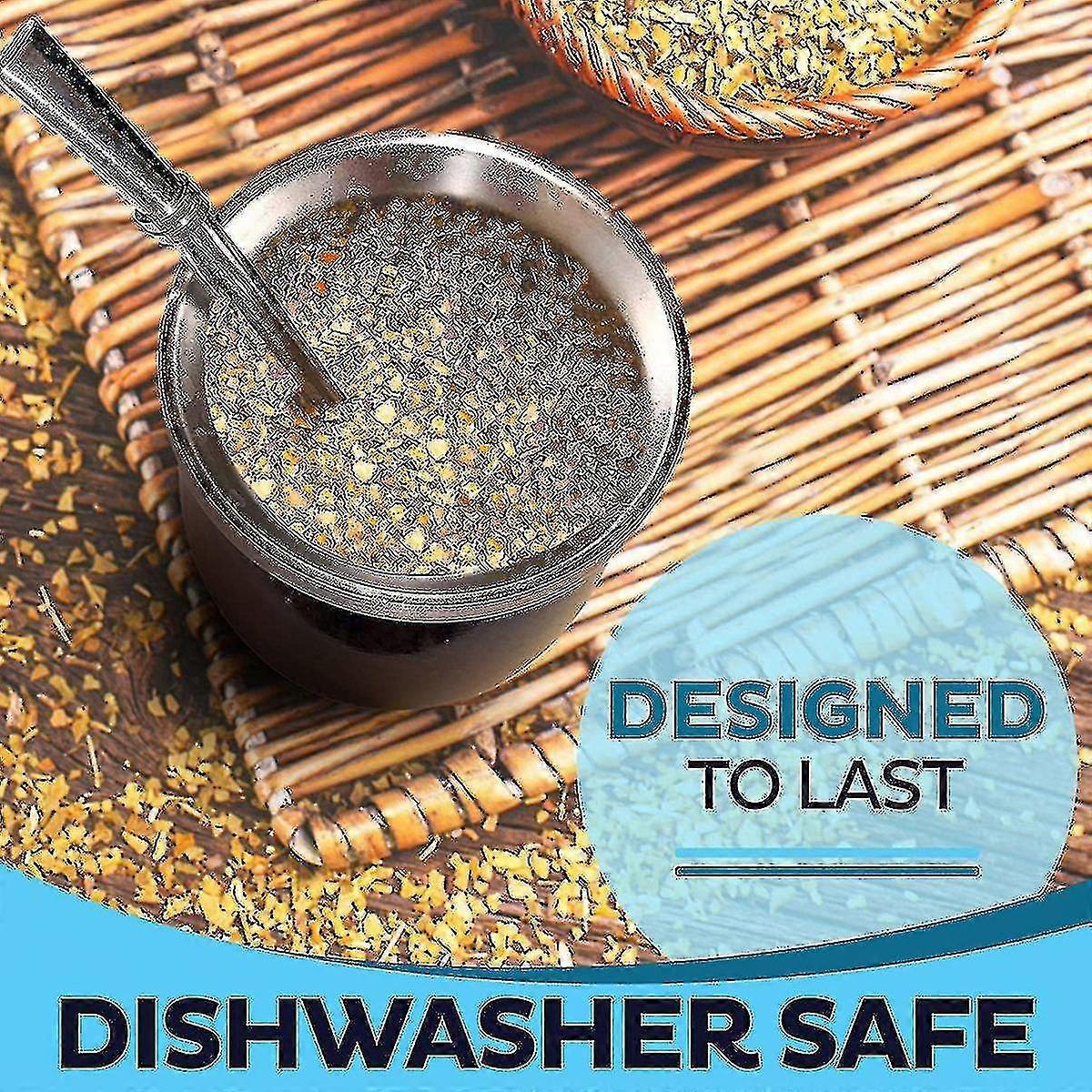 230ml Stainless Steel Yerba Mate Cup Double-walled Yerba Mate Gourd ...