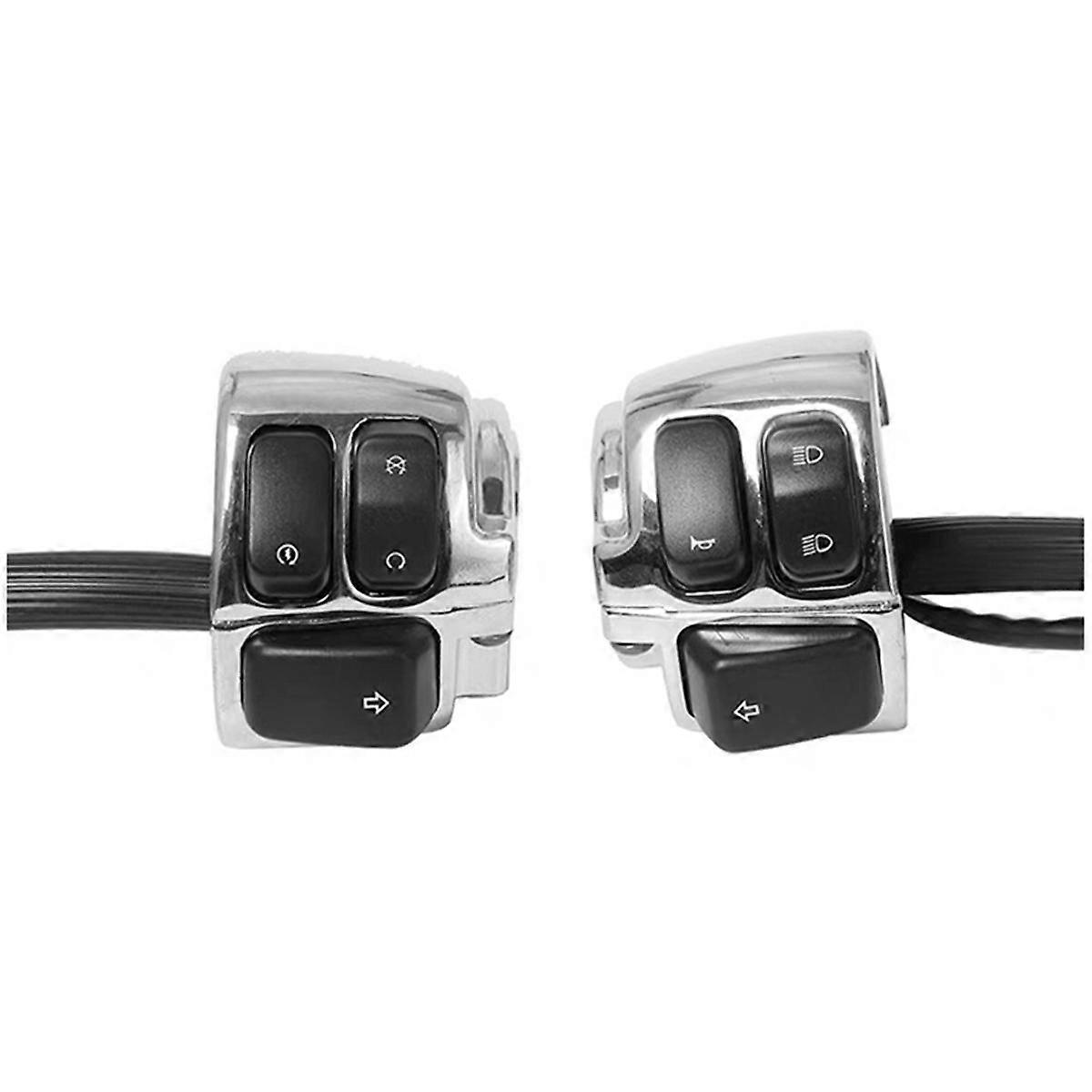 For XL883 V-ROD Softail Motorcycle Handlebar Turn Signal Control Switch ...