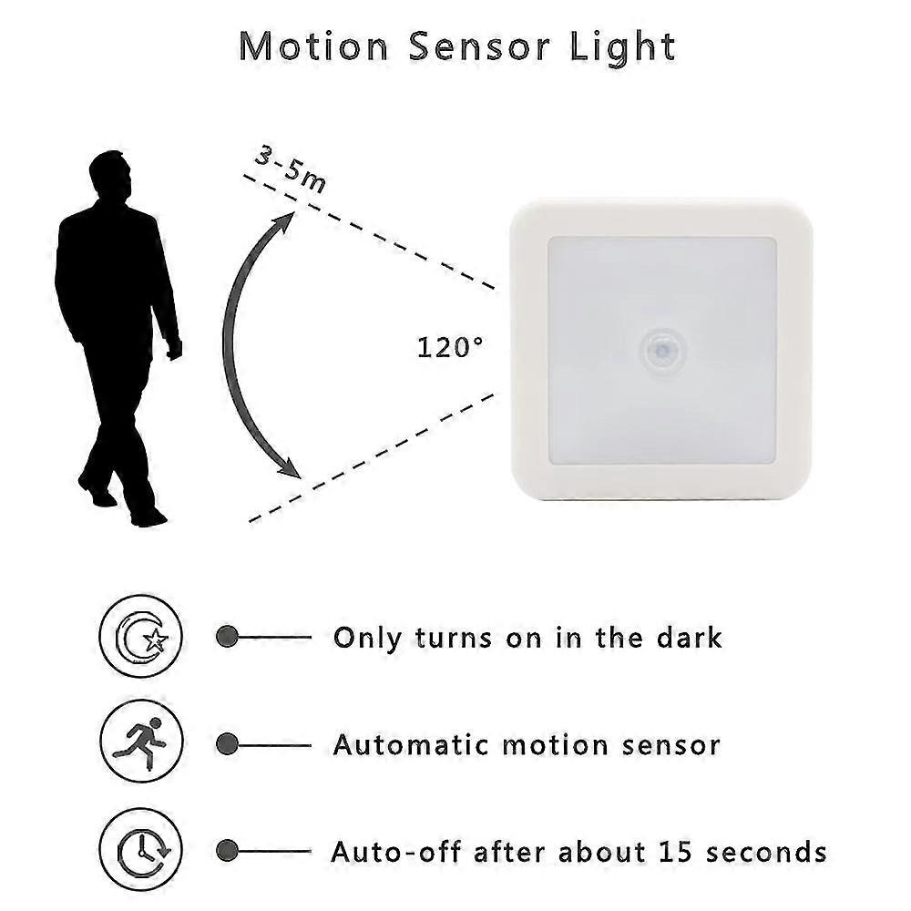 Night light led motion sensor light intelligent pir for bathroom ...