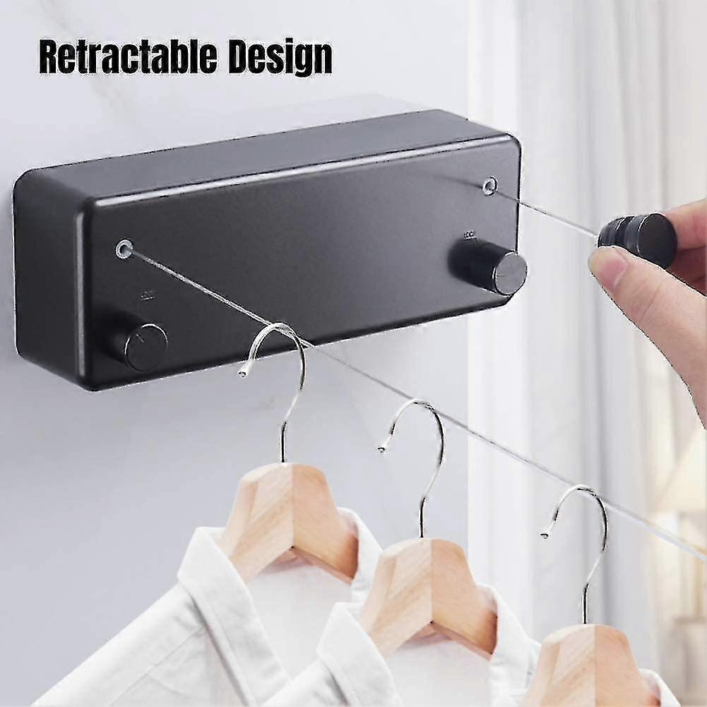 Retractable Clothesline Heavy Duty Indoor And Outdoor Clothes Line ...