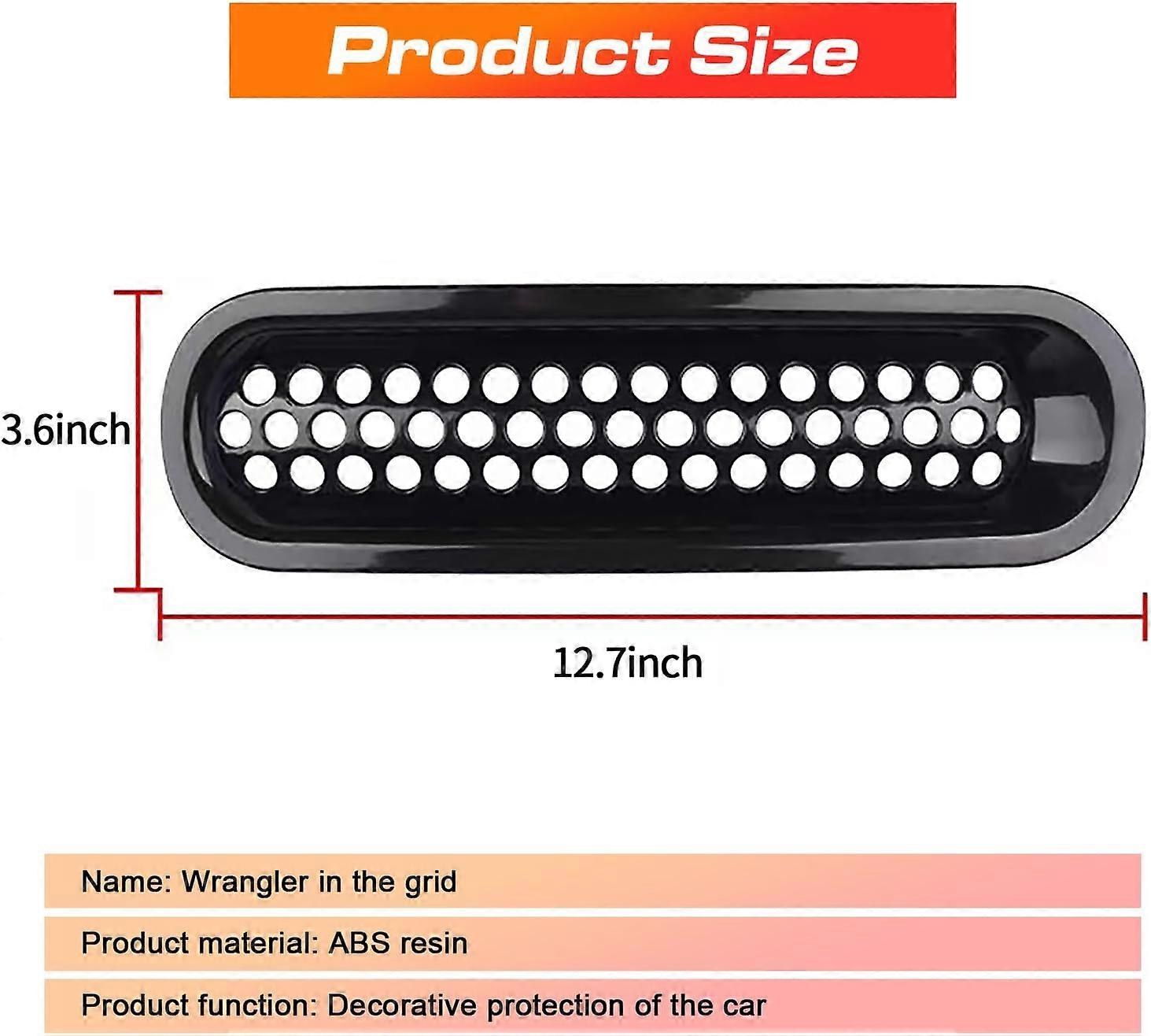 Pack-7 Car Front Grill Mesh, Clip-in Front Mesh Grille Cover Guard ...