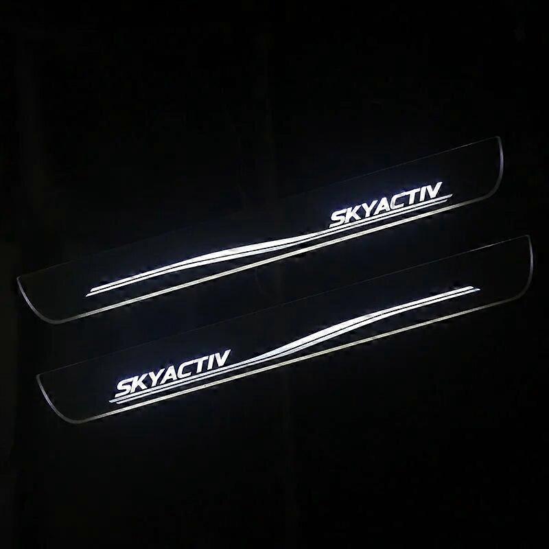 Trim Pedal LED Car Door Sill Scuff Plate Pathway Dynamic Streamer ...