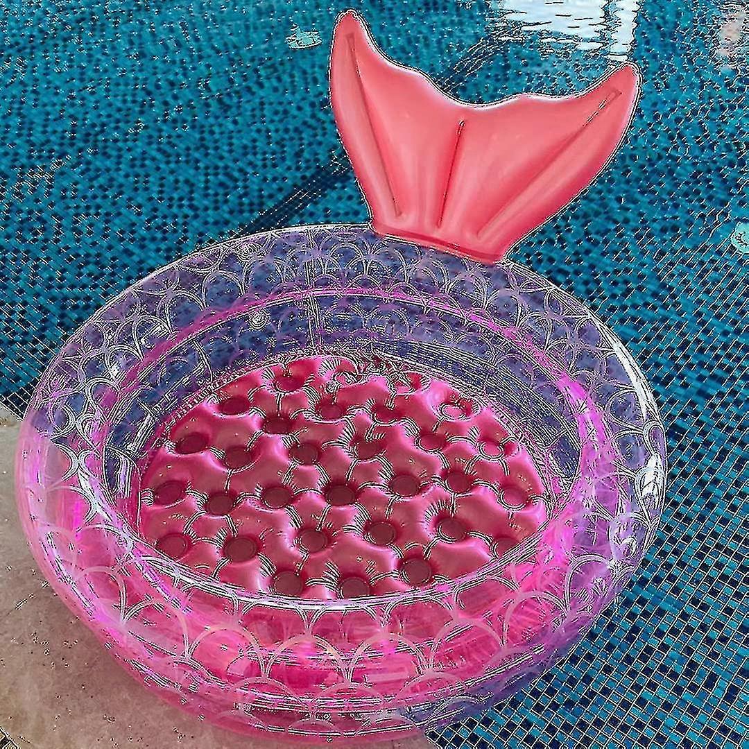 Inflatable Backyard Children's Mermaid Pool, Children's Garden Circular ...