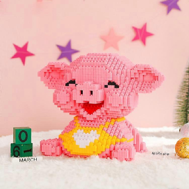 Micro Pig Building Blocks Mini Building Toy Bricks,5300Pieces (happy ...
