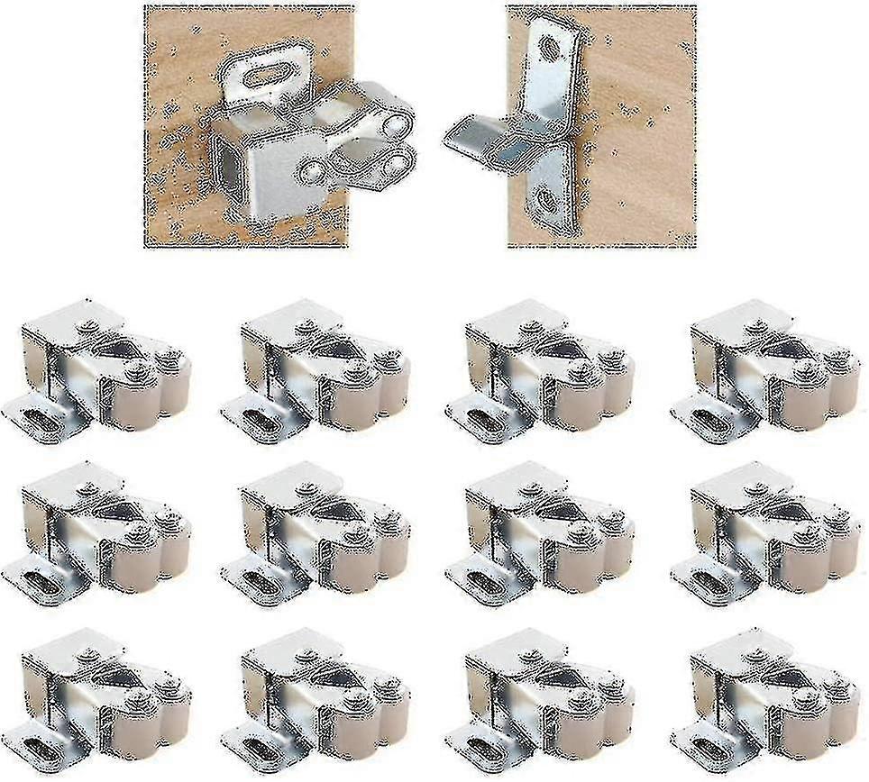 Cabinet Door Latches With Screws Double Roller Double Latch Stainless ...