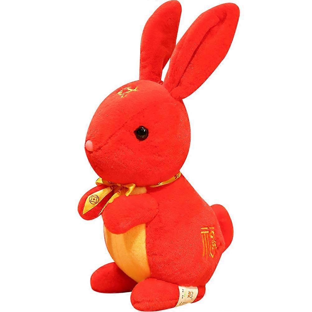 Year Of The Rabbit Doll 28cm Bunny Doll Toy Rabbit Stuffed Toy Mascot ...