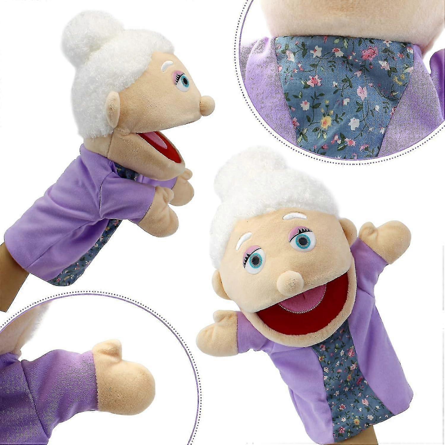 Family Hand Puppets,puppets For Kids Role Paly Family Members 13.4 Inch ...