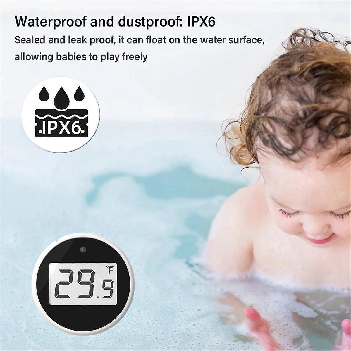 Digital Floating Bath Thermometer with Timer -20-70 Waterproof Water ...