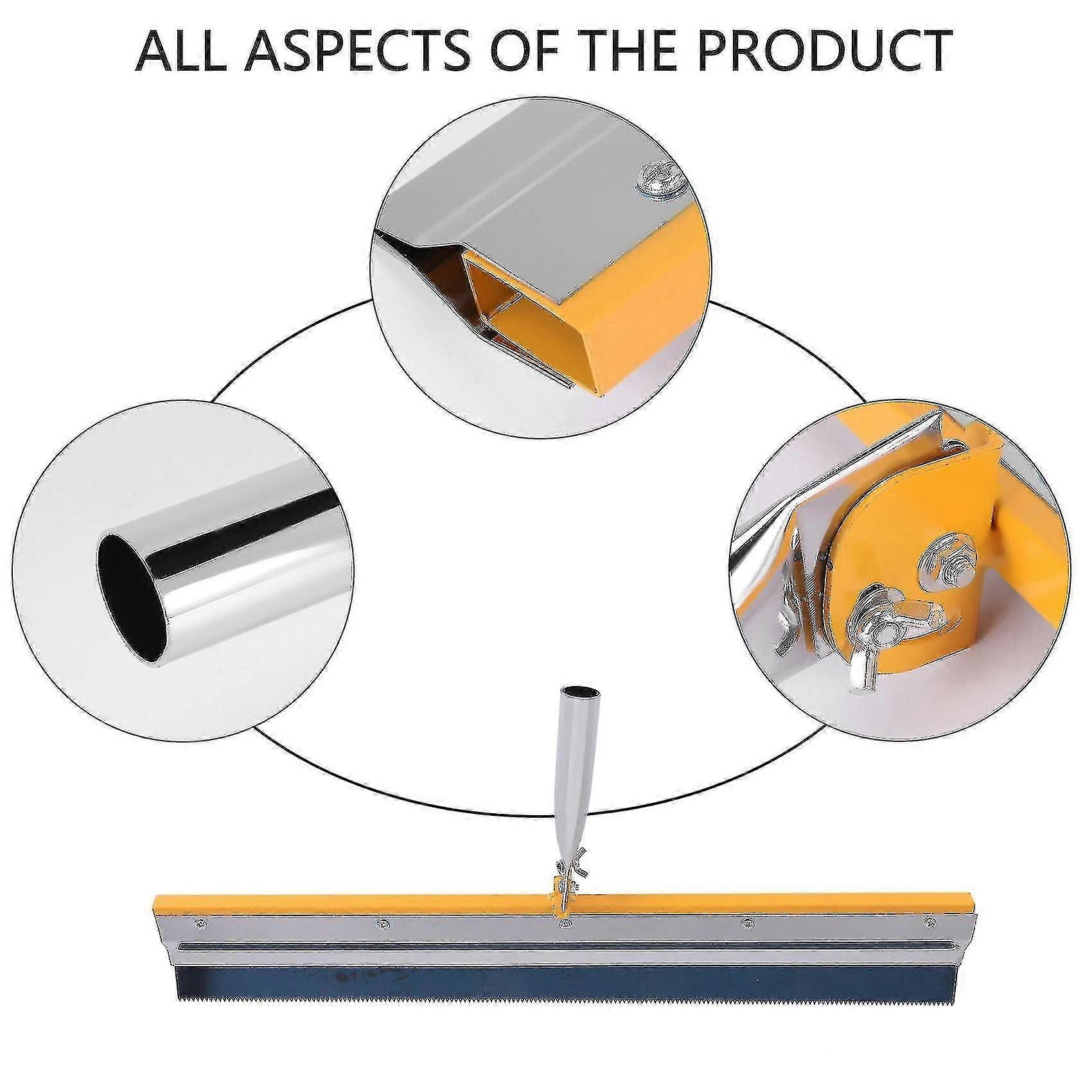 Stainless Steel Notched Squeegee Epoxy Cement Painting Coating Self ...