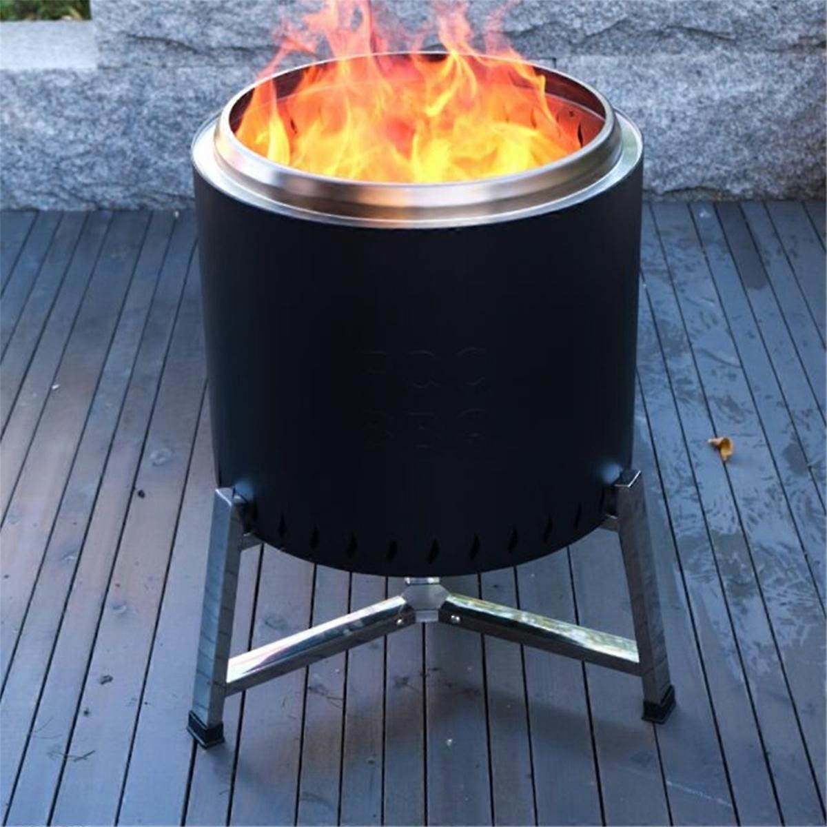 Fire Pit Stand for Bonfire 19.5inch, Fire Pit Accessories for Bonfire ...