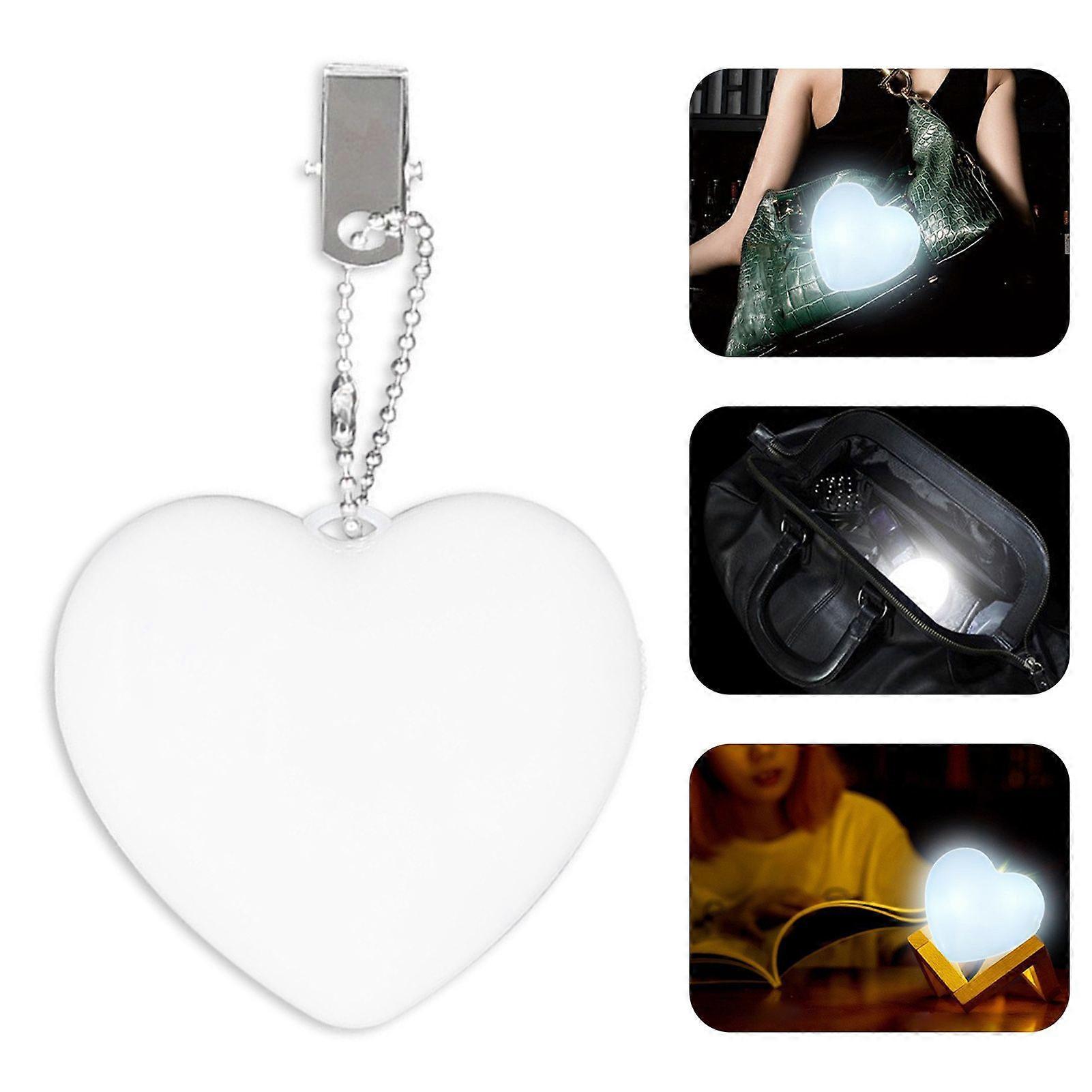 2 Pcs Handbag Lamp with Clamp Heart Round And Star Shape Touch Control ...