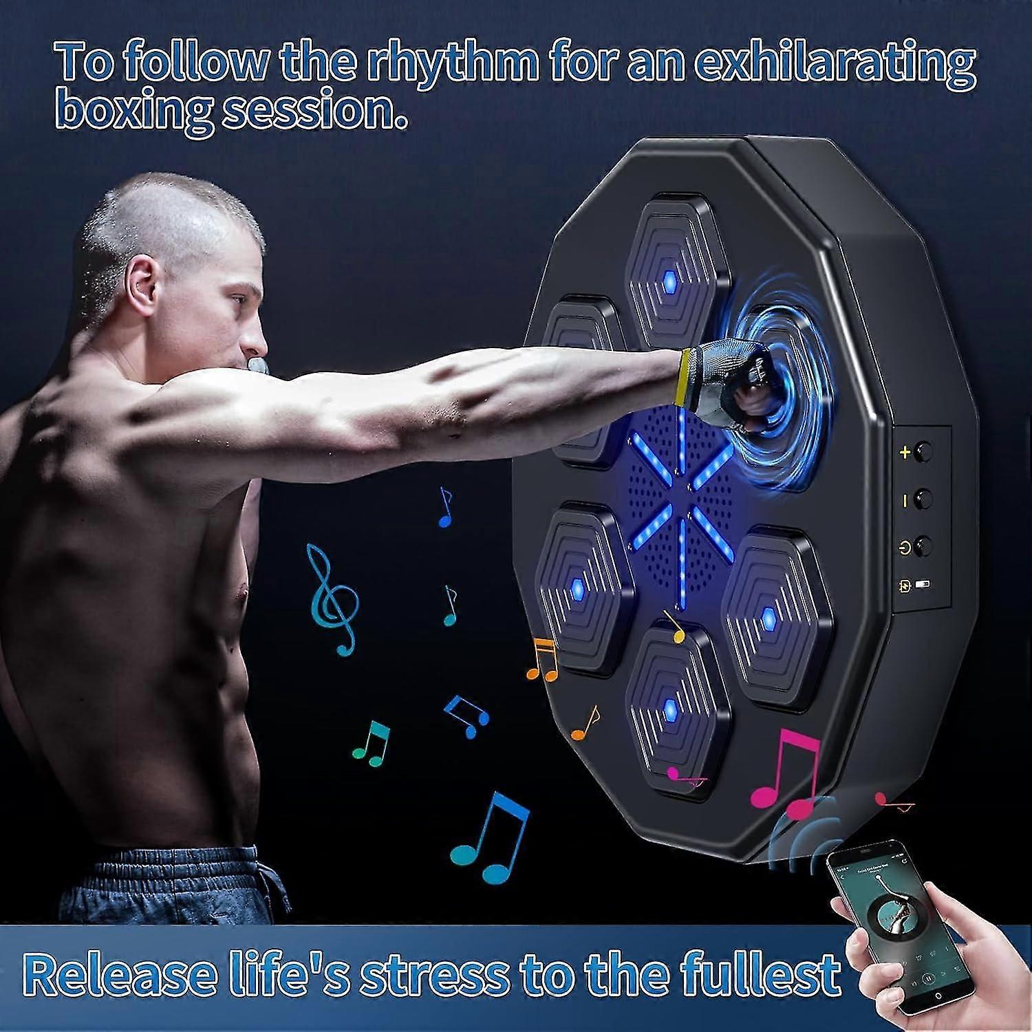 Smart Music Boxing MachineWall Mounted Boxing,Electronic Boxing Pad ...