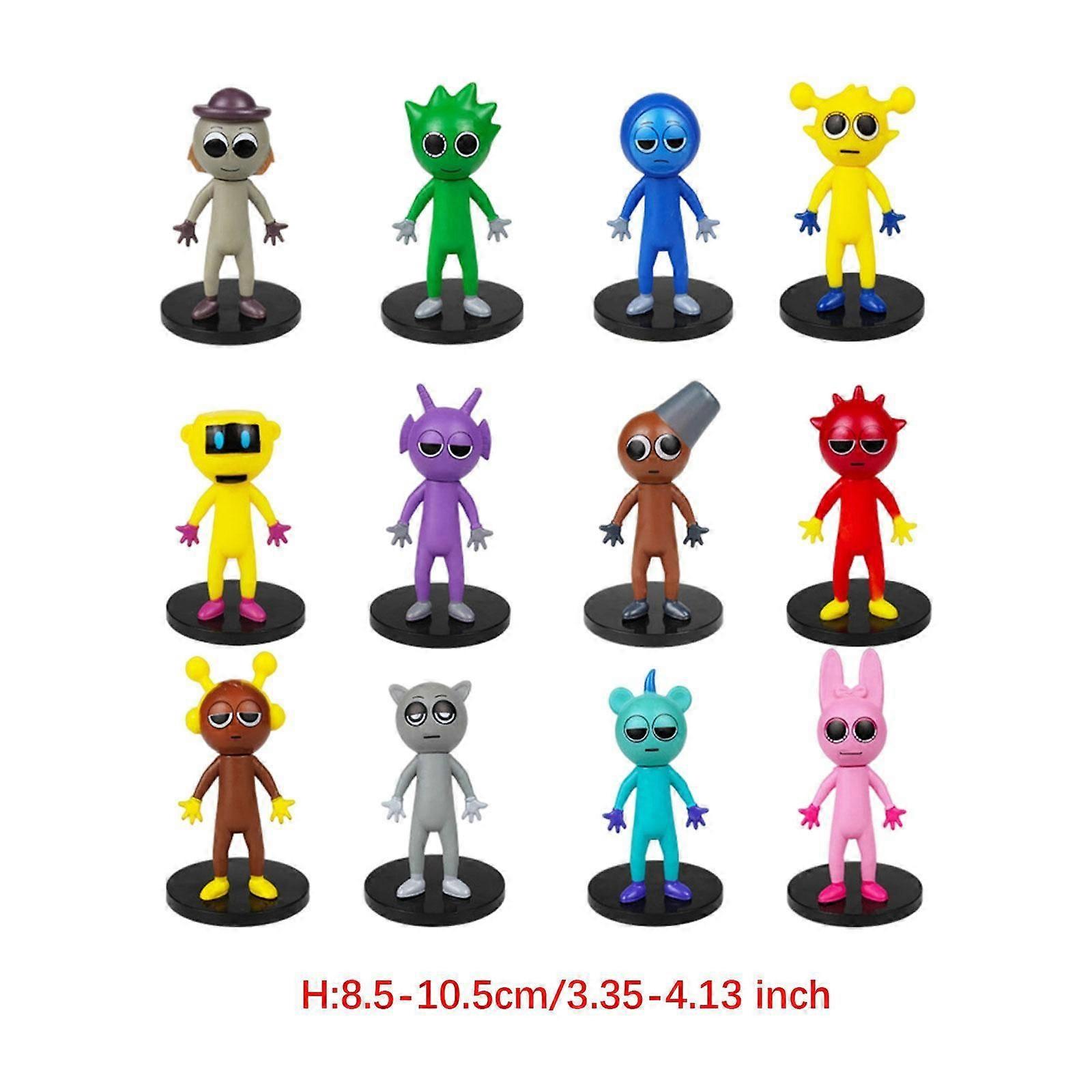 Sprunki Figures Set Party Favors Colorful Doll Figures for Fans and ...