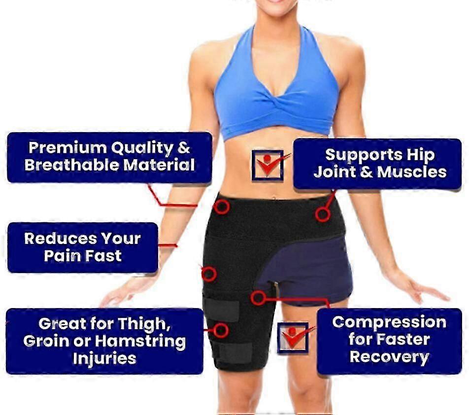 Ortho Sciatica Pain Relief Hip Brace Compression Groin Support Wrap for ...