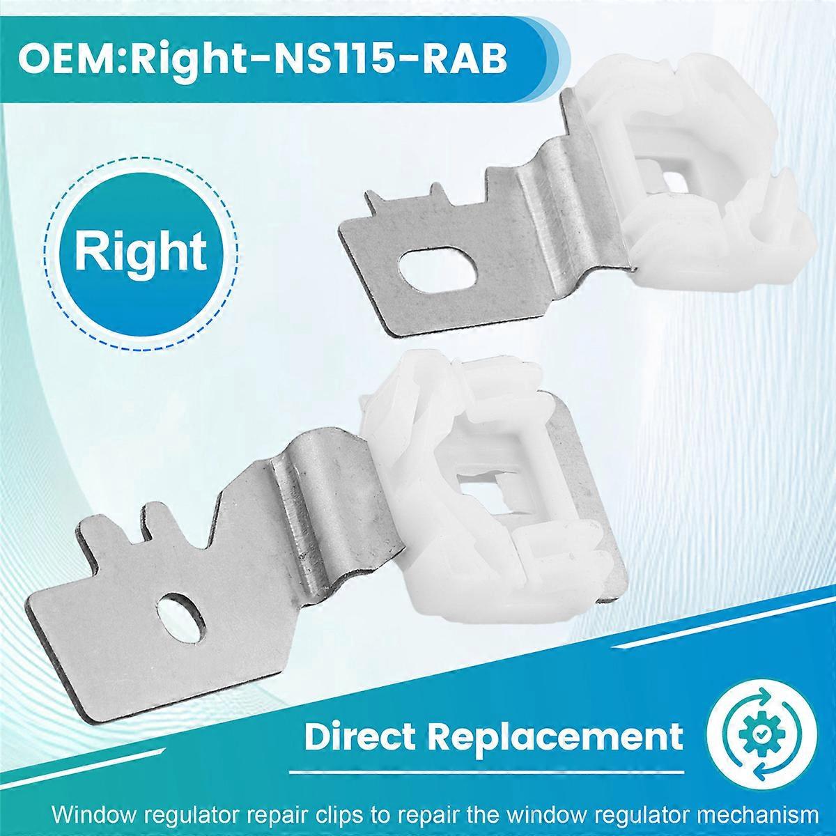 Car Window Regulator Repair Clips for NISSAN PRIMERA P12 Front Right ...