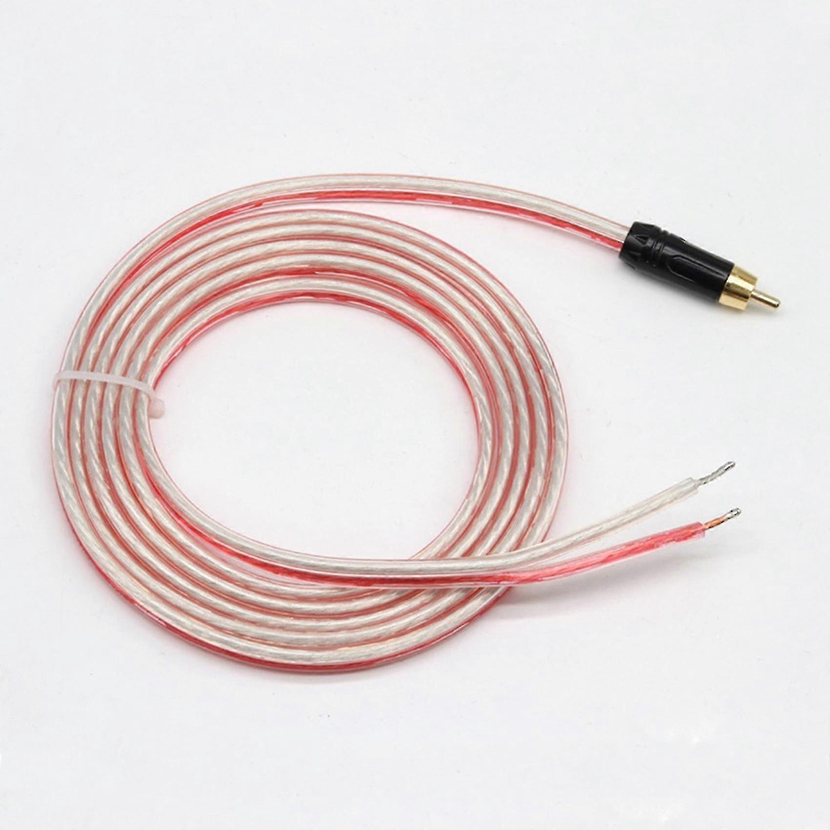 Replacement Repair Speaker Bare Wire Cable 5ft With Rca Plug To ...