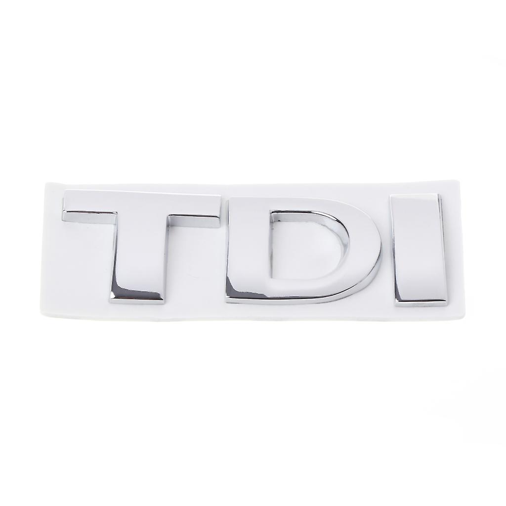 TDI Badge Metal Emblem Decal Logo Sticker Rear Boot Lid Trunk Tailgate ...