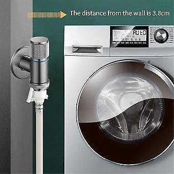 Washing Machine Automatic Water Stop Valve Solid Brass Single Cold Wall ...