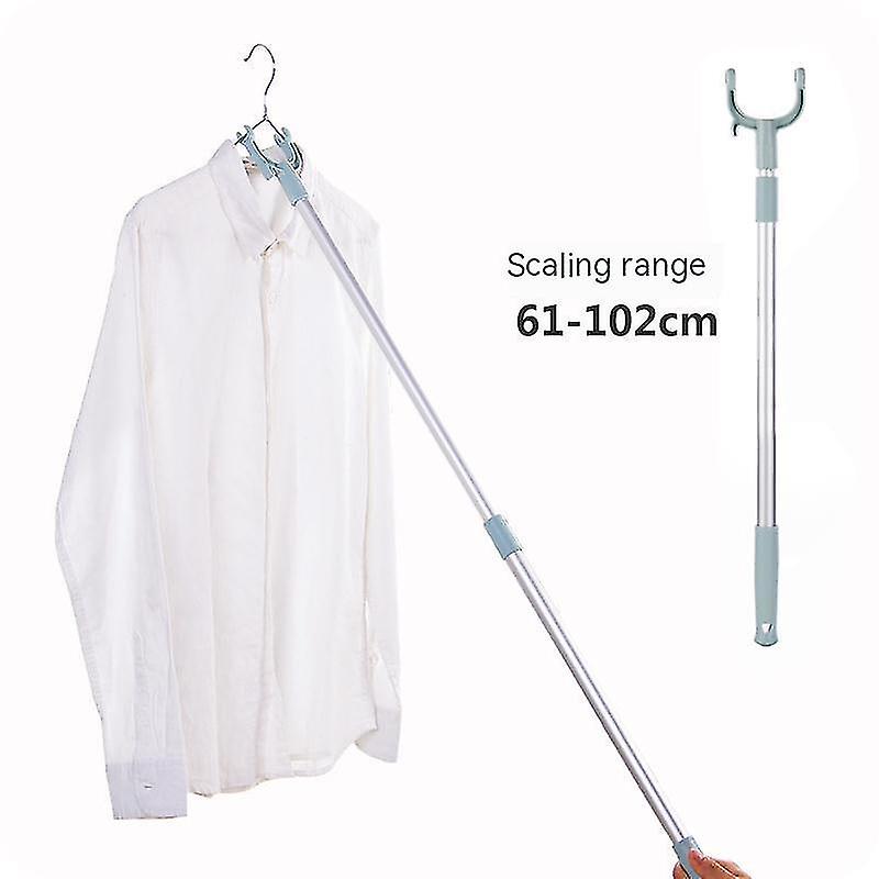 Generic Retractable Clothes Pole Telescoping Long Reach Sticks ...