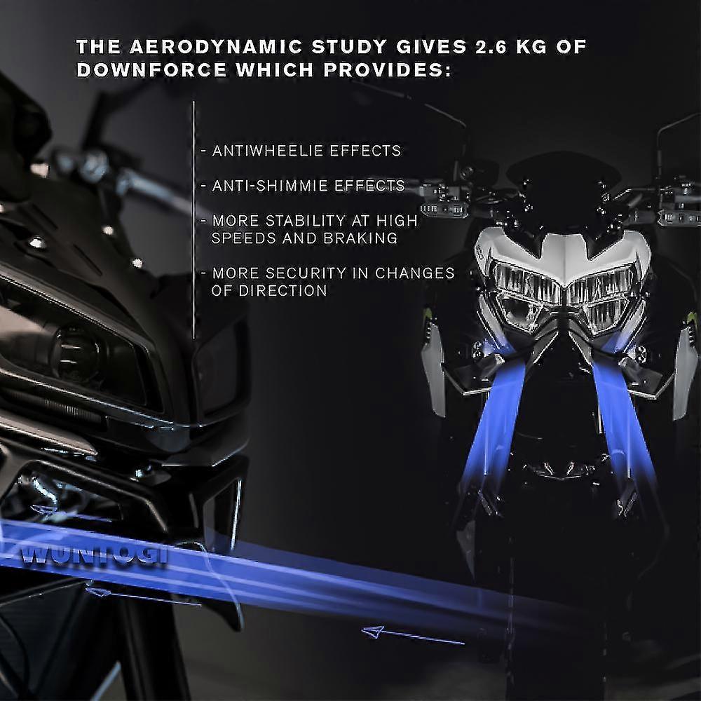 Z900 Accessories Naked Front Downforce Spoiler For Kawasaki Z 900 2020 ...