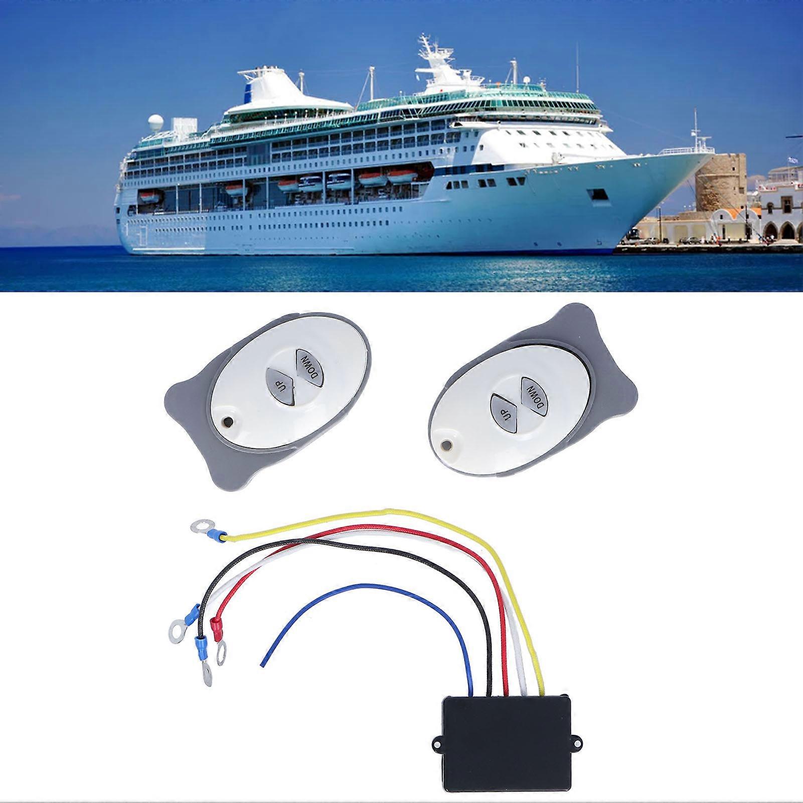 Winch Wireless Receiver Transmitter Anchor Remote Windlass Wireless ...