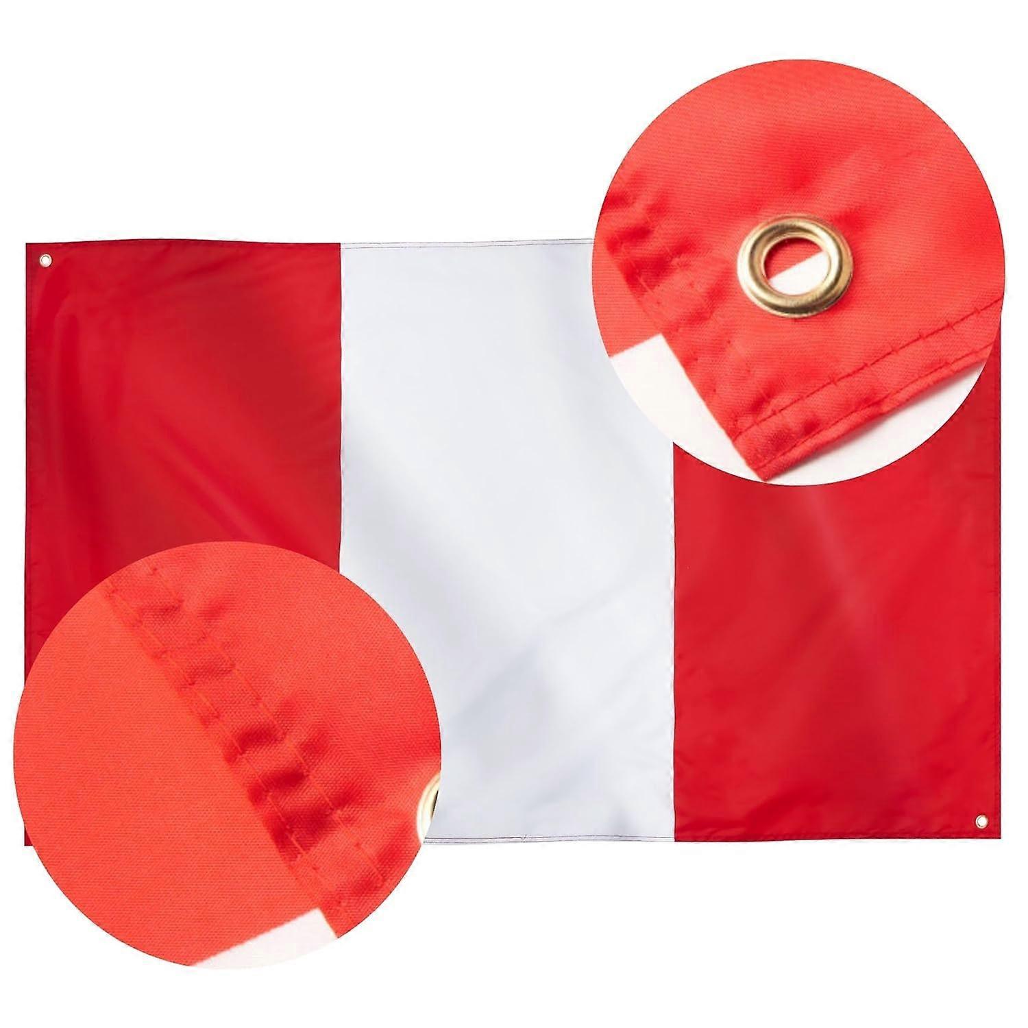 Peru Flag,Eyelet In Every Corner, Peruvian Flag, Bandera de Per ...