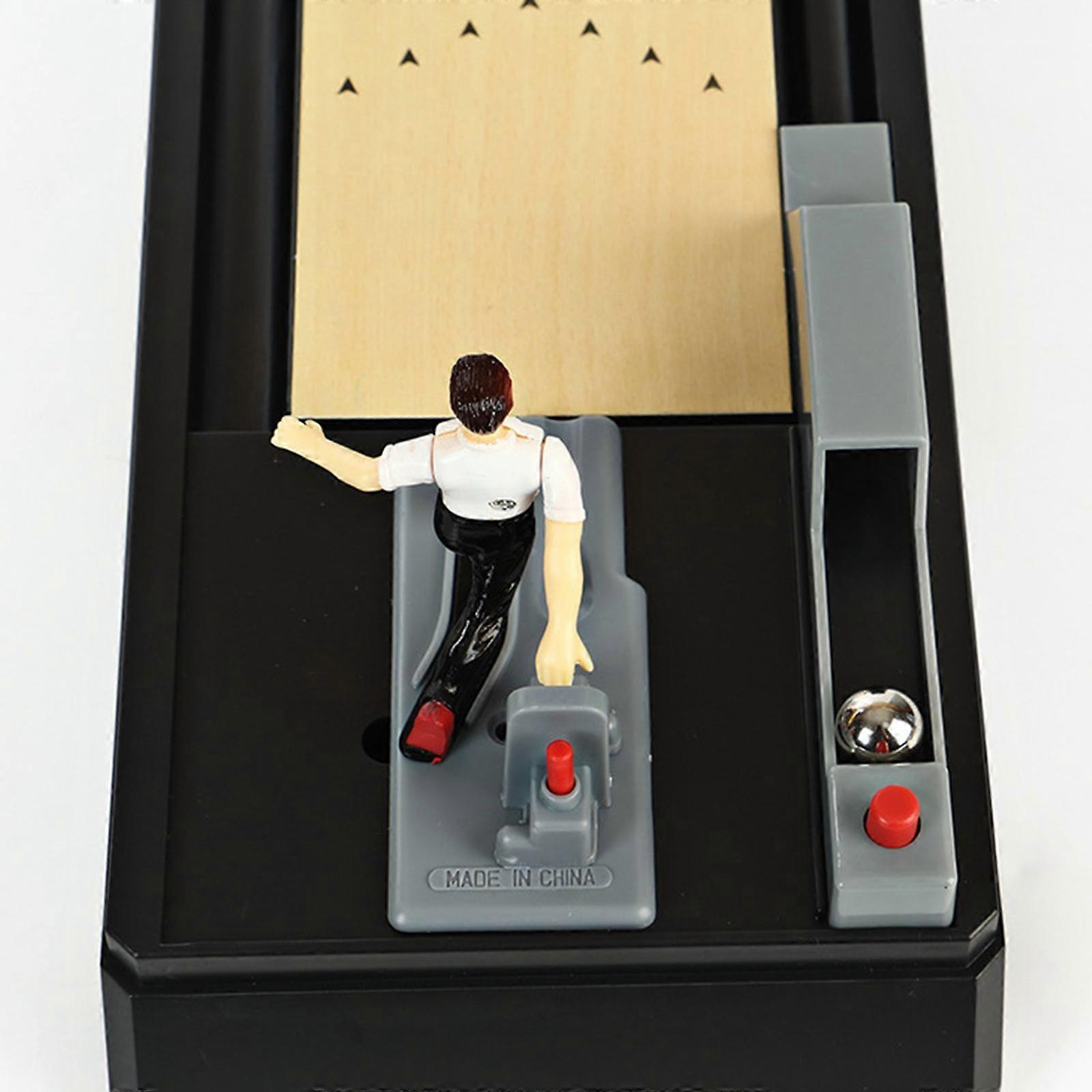 Tabletop Bowling Stress Relief Arcade Desktop Game for Home Family Game ...