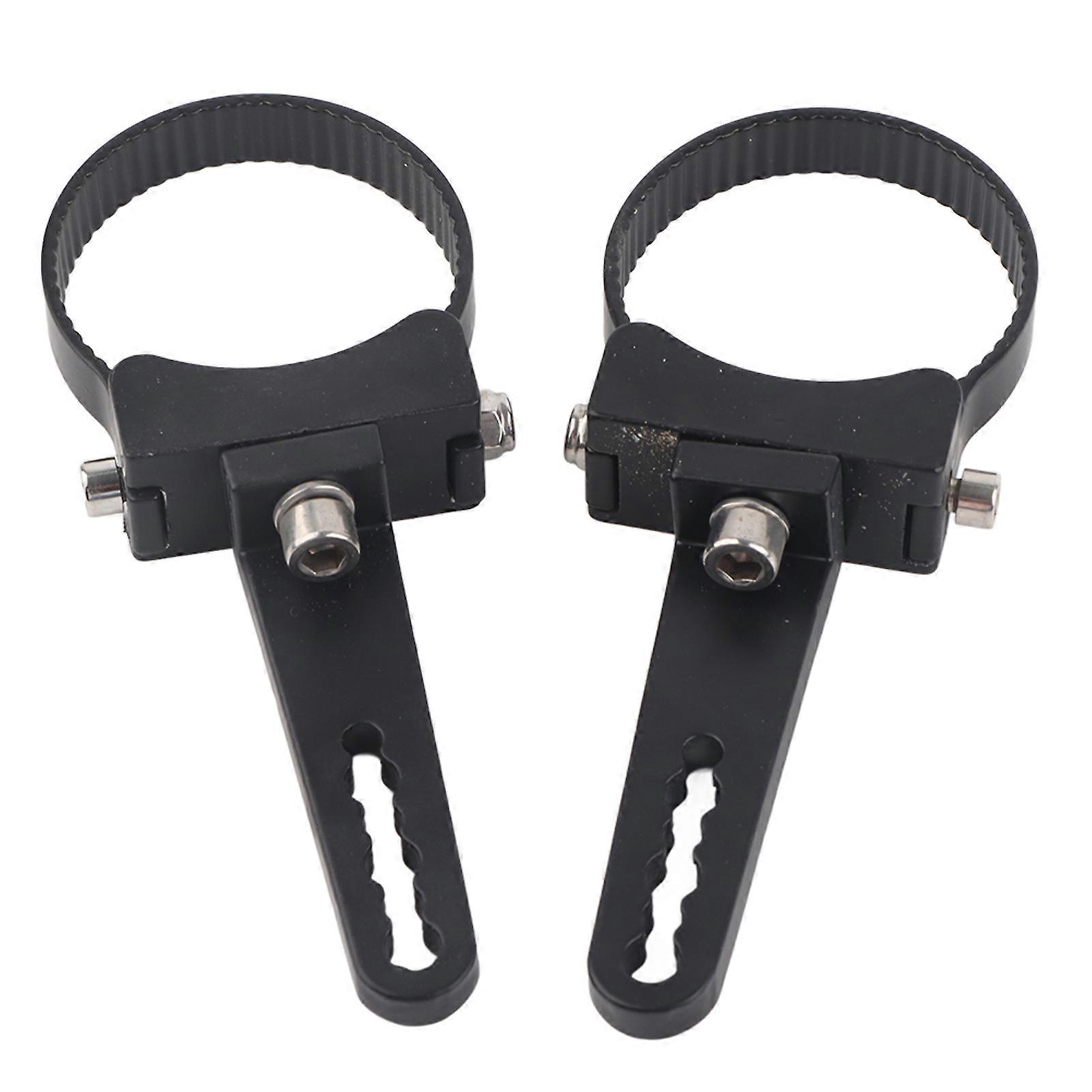 2" Aluminum Tube Bull/Roll Bar Mount Bracket Clamps Holder LED Car ...