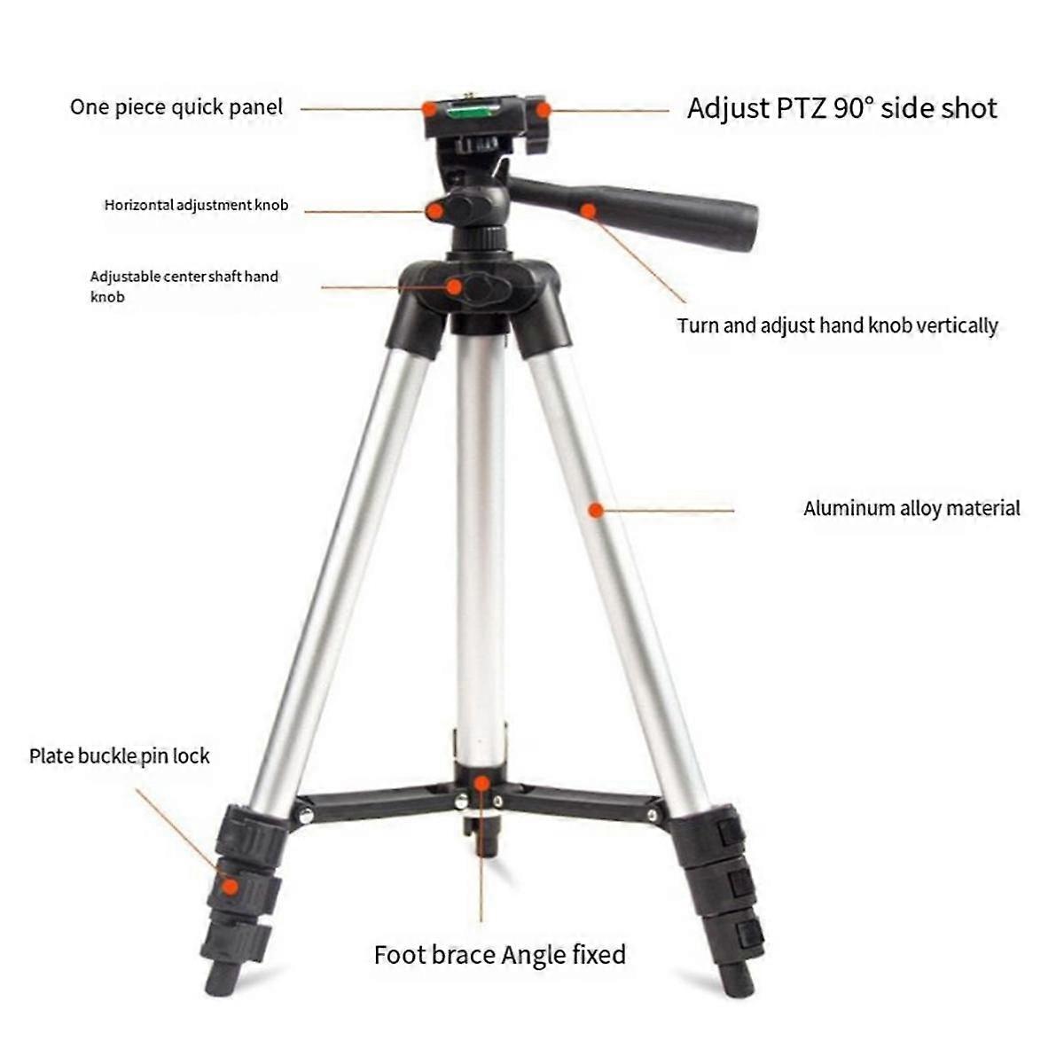 Laser Level Tripod Adjustable Height Tripod Bracket Tripod Stand ...